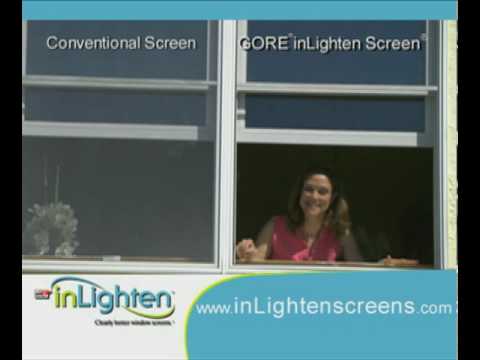 Gore Inlighten window screens - YouTube