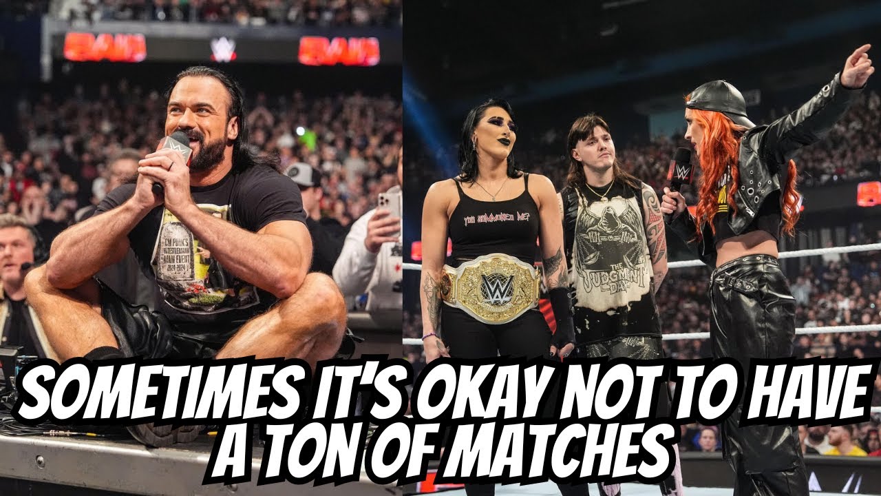 Complaints about WWE Raw not having enough wrestling is SILLY - YouTube