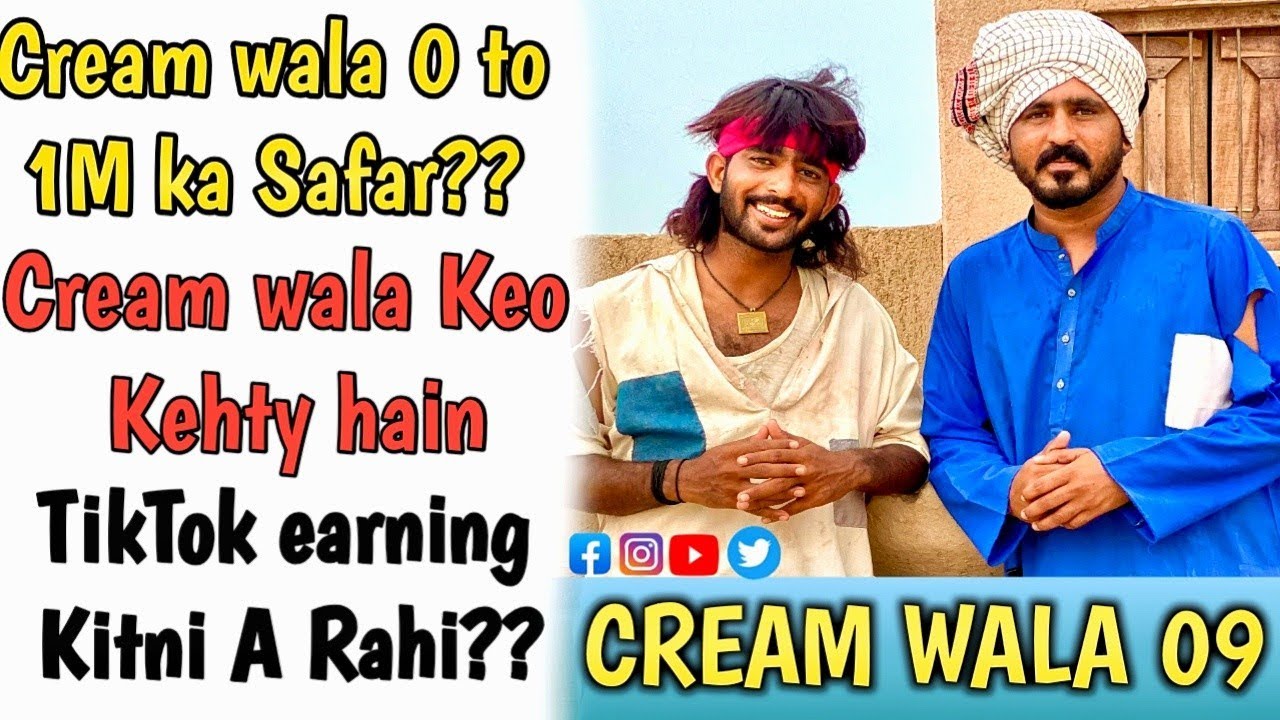 Cream wala Full Interview | Podcast | Cream wala TikTok Earning - YouTube
