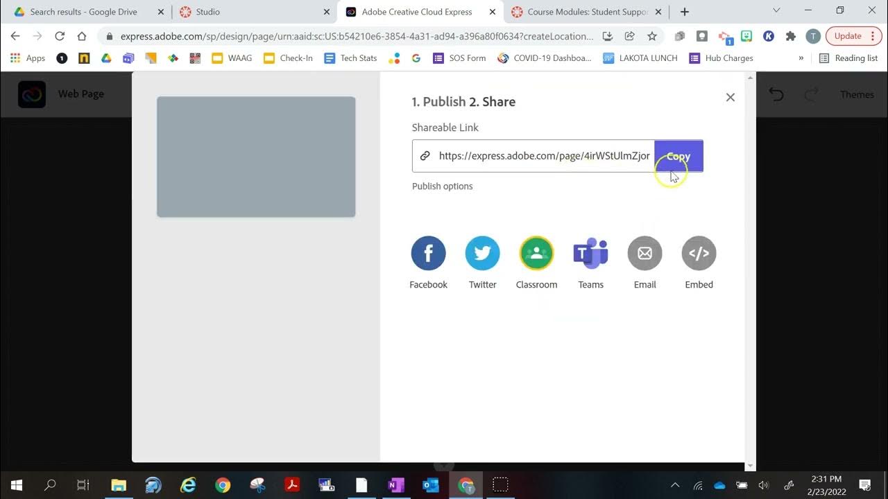 Adobe Webpage Submissions for Canvas - YouTube