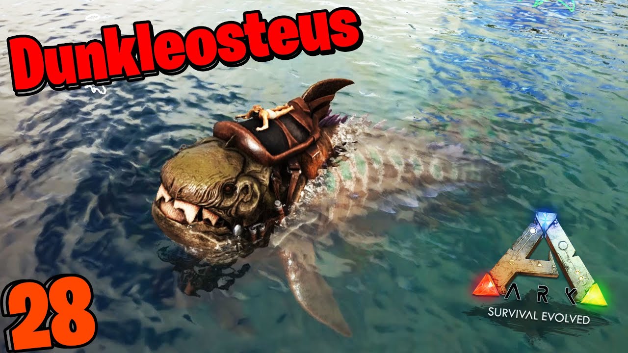ARK Tame All Dinos - Taming Dunkleosteus - Ep 28 with Akan22 - YouTube