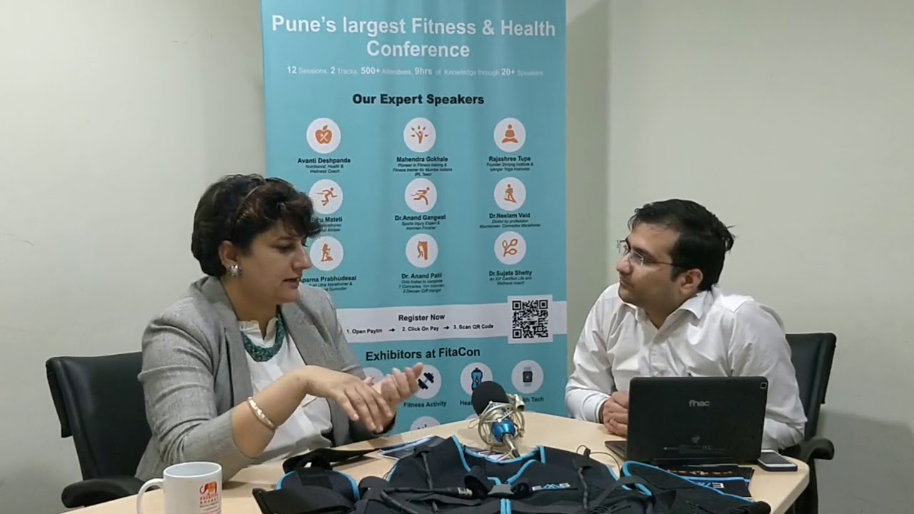 Manish Dogra interviewed by Manjula Nair at FITACON-Pune's Largest ...