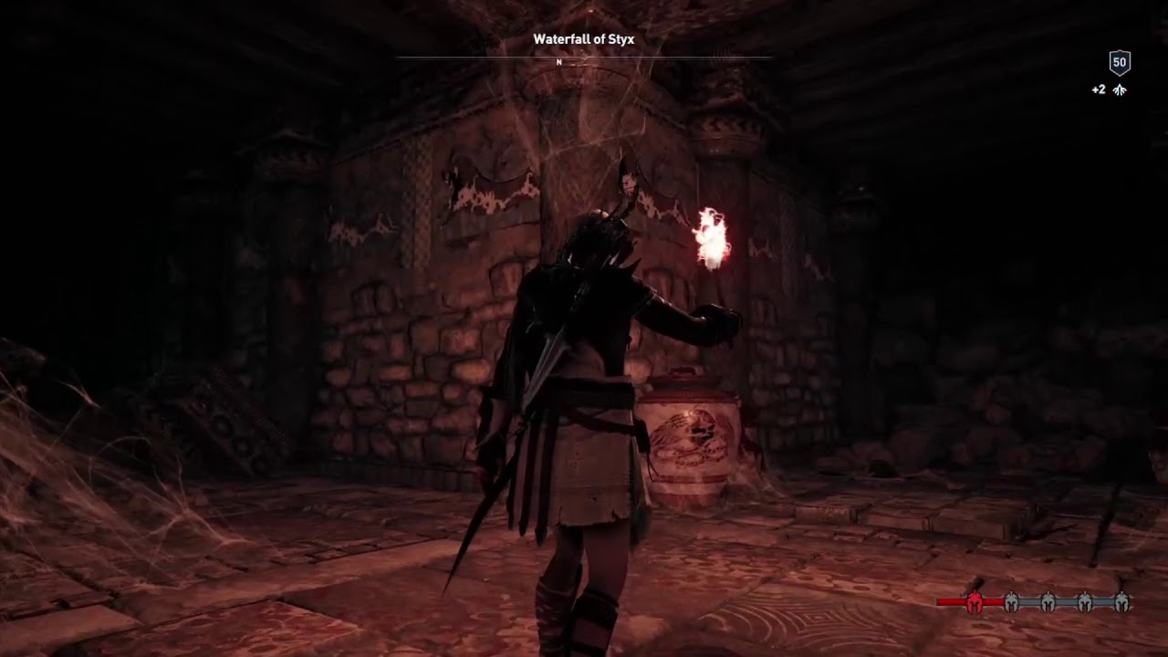 Assassin's Creed Odyssey - Find Ancient Stele : WATERFALL OF SLYX ...