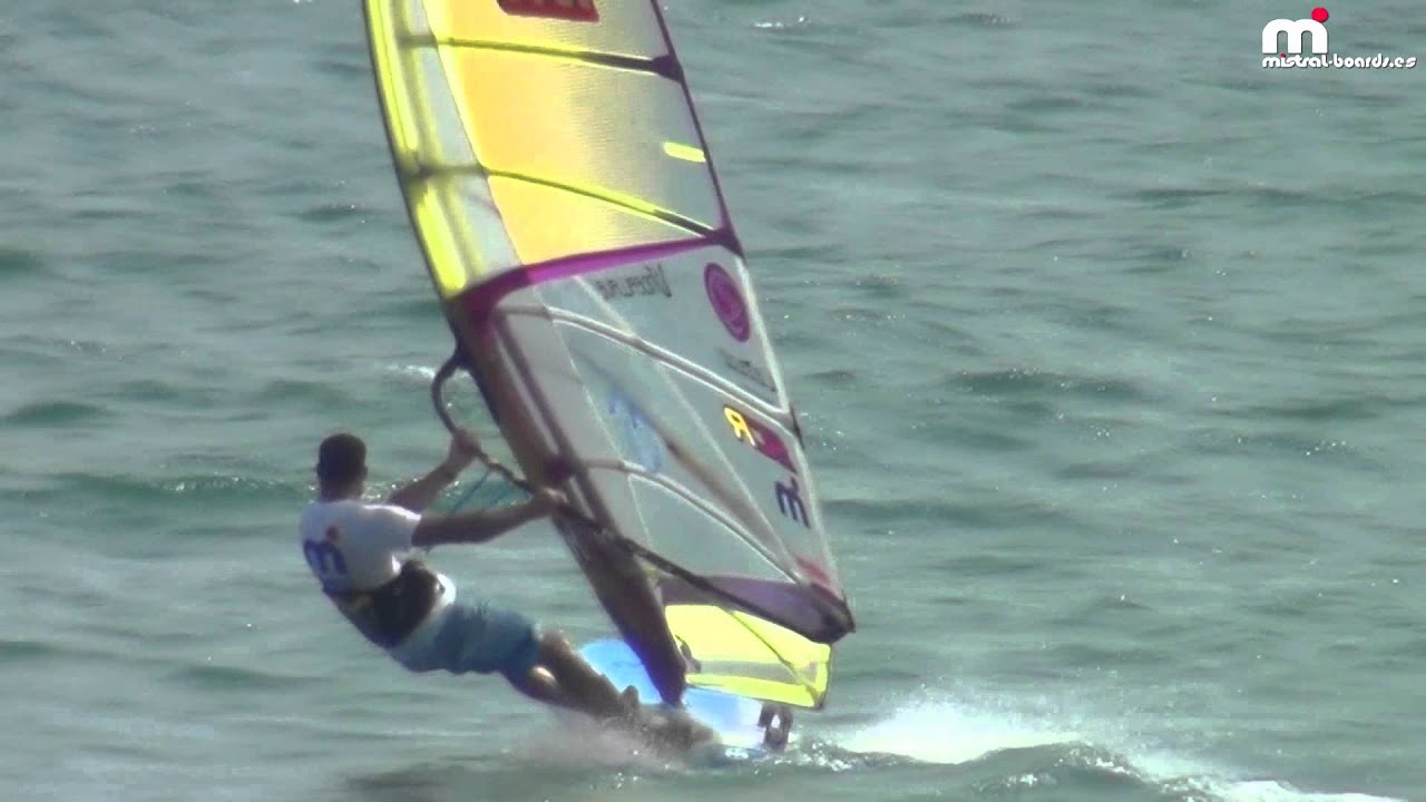 Training with Mistral Slalom 137L 2013 - YouTube