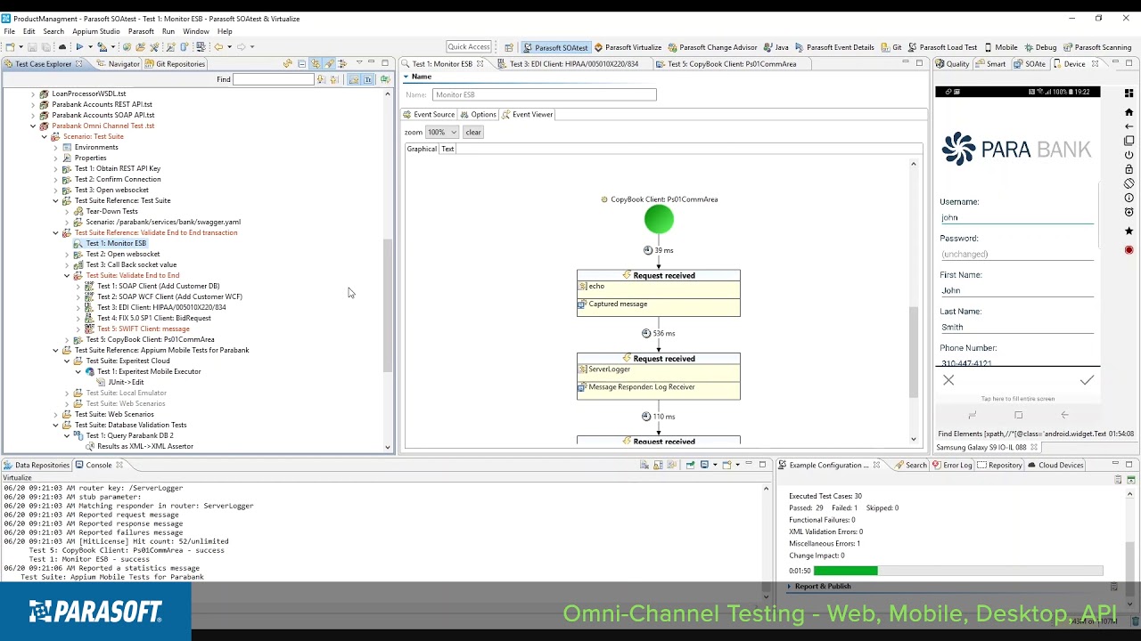 Omni-Channel Testing - Web, Mobile, Desktop & API | Parasoft - YouTube
