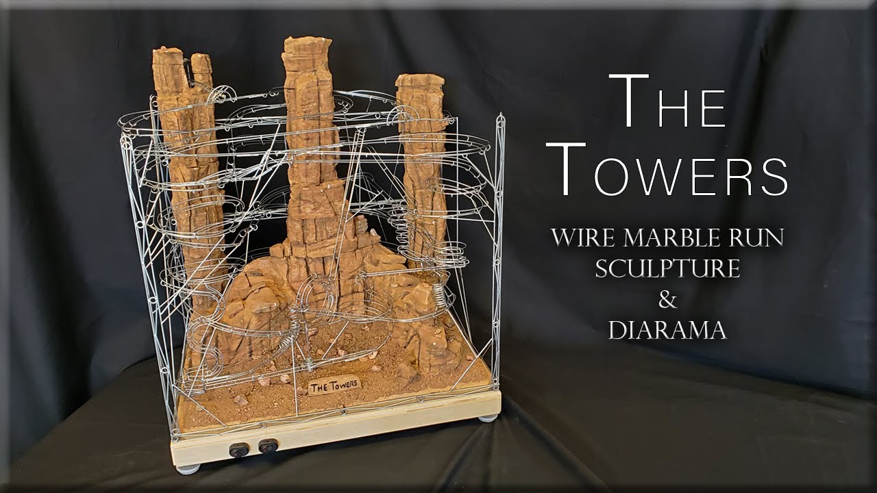 The Towers Marble Sculpture Diarama - YouTube