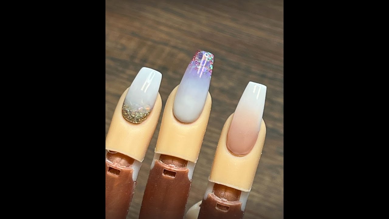 Free Nail Class | 3 Different Ways to Ombré Acrylic Nails for Beginners ...