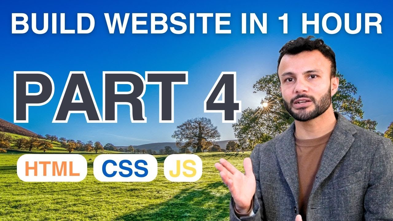 Build a Simple Website with HTML, CSS and JavaScript - Part 4 - YouTube