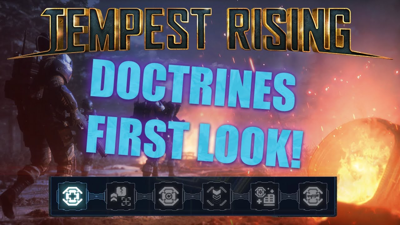 First Look at GDF Doctrines | Tempest Rising Tacticon Demo - YouTube
