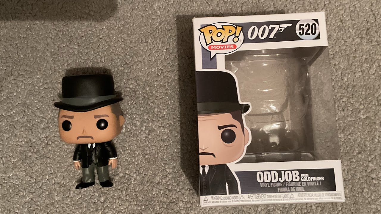 James Bond - Goldfinger - Odd Job Funko Pop - YouTube