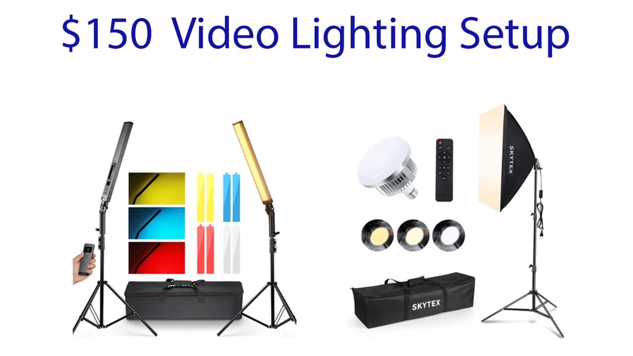 My YouTube Vlog Lighting Setup - $150 - REALLY!!! - YouTube