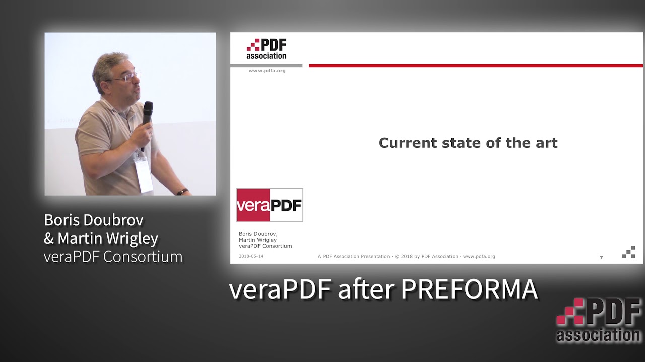 veraPDF after PREFORMA - Boris Doubrov, Martin Wrigley - YouTube
