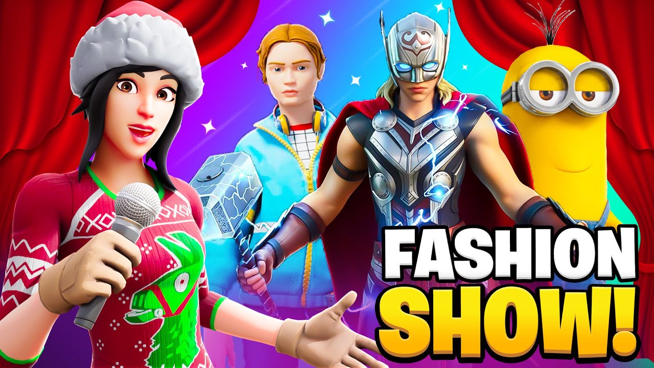 MOVIE THEMED Fortnite Fashion Show - YouTube