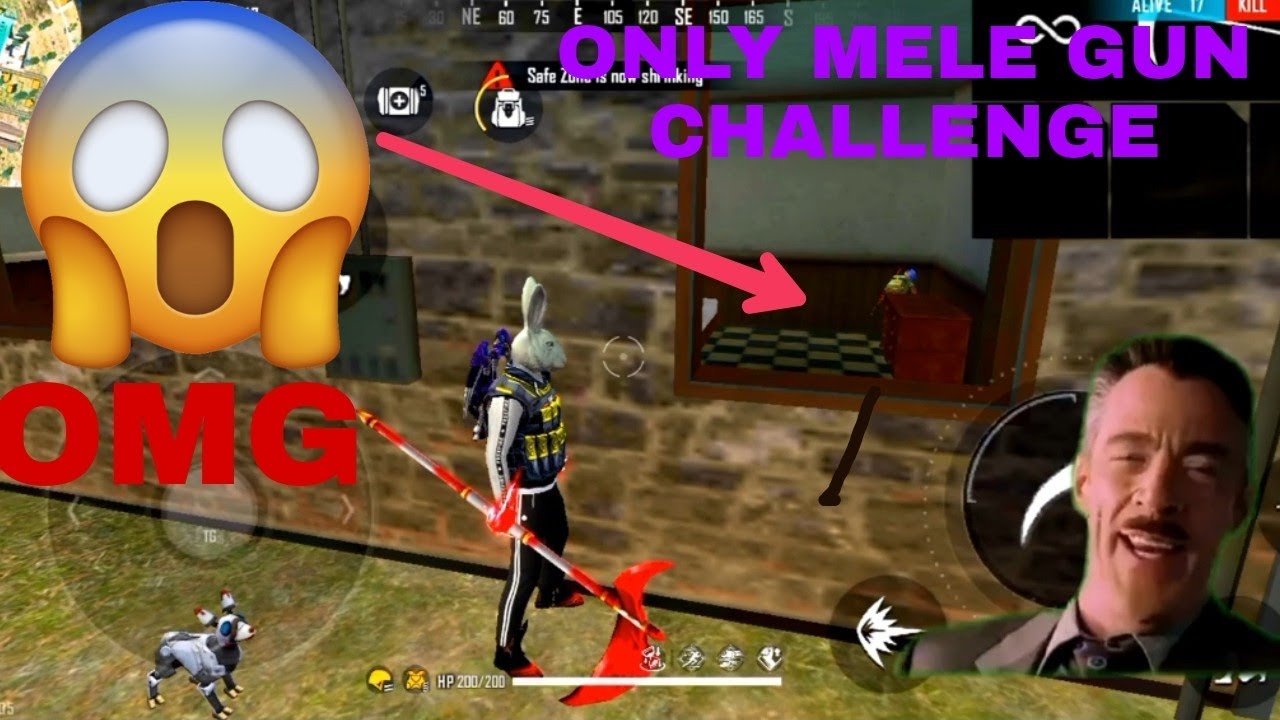 free fire mele weapon challange (GOES WRONG) #desigamer #total - YouTube