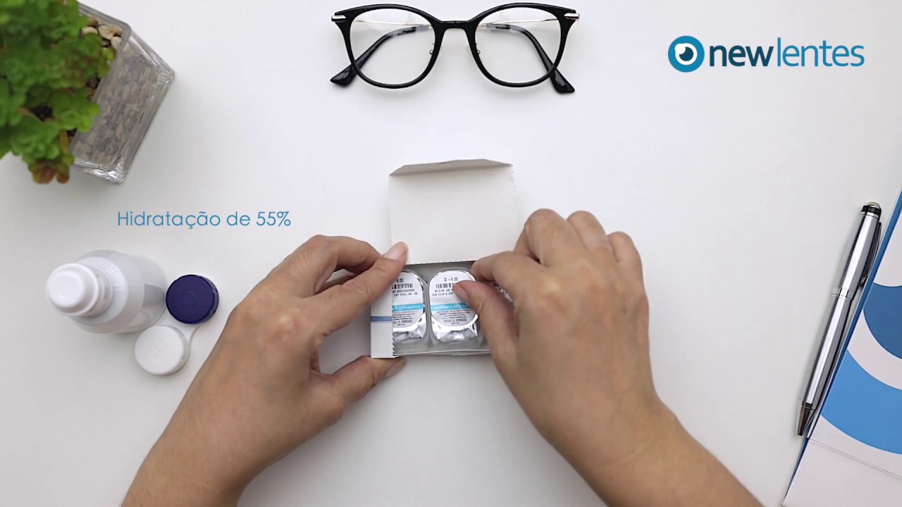 Lentes de Contato Medisoft 55 UV - YouTube