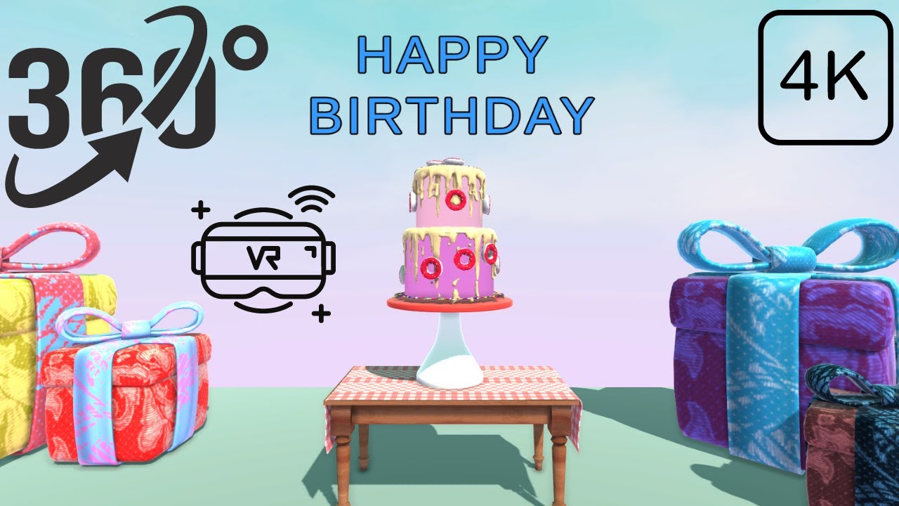 Happy Birthday Vr 360 Video 4k Youtube