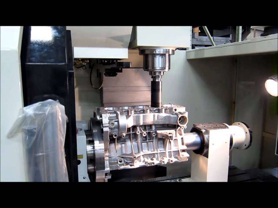 Rottler F69ATC CNC Machining Center Boring VW AUDI Engine Block - YouTube