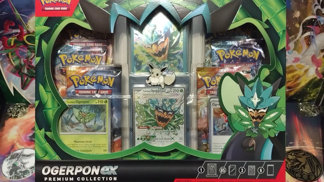 Ogerpon ex Premium Collection box opening. - YouTube