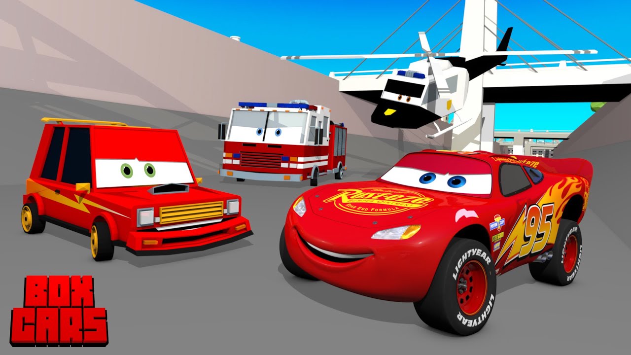 Lightning ⚡️McQueen Vs BoxCars (music video) - YouTube