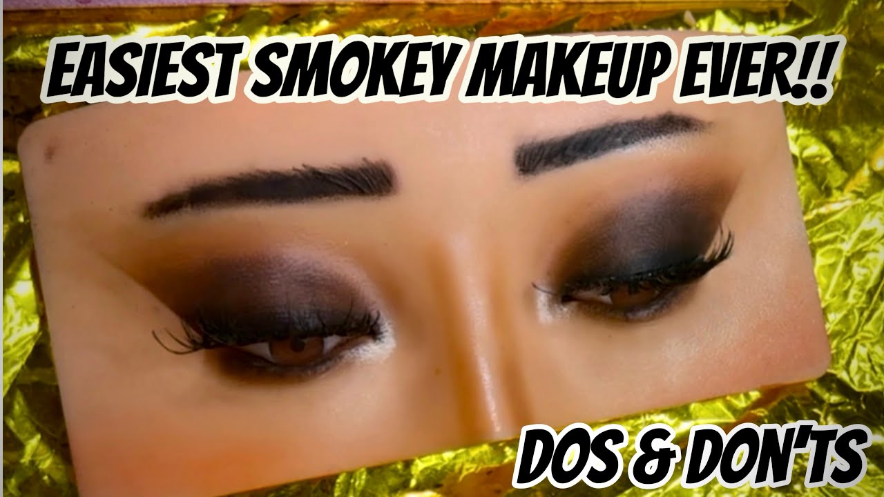 SMOKEY MAKEUP TUTORIAL IN JUST 2 SIMPLE STEPS!!! | BEGINNERS CAN DO ...