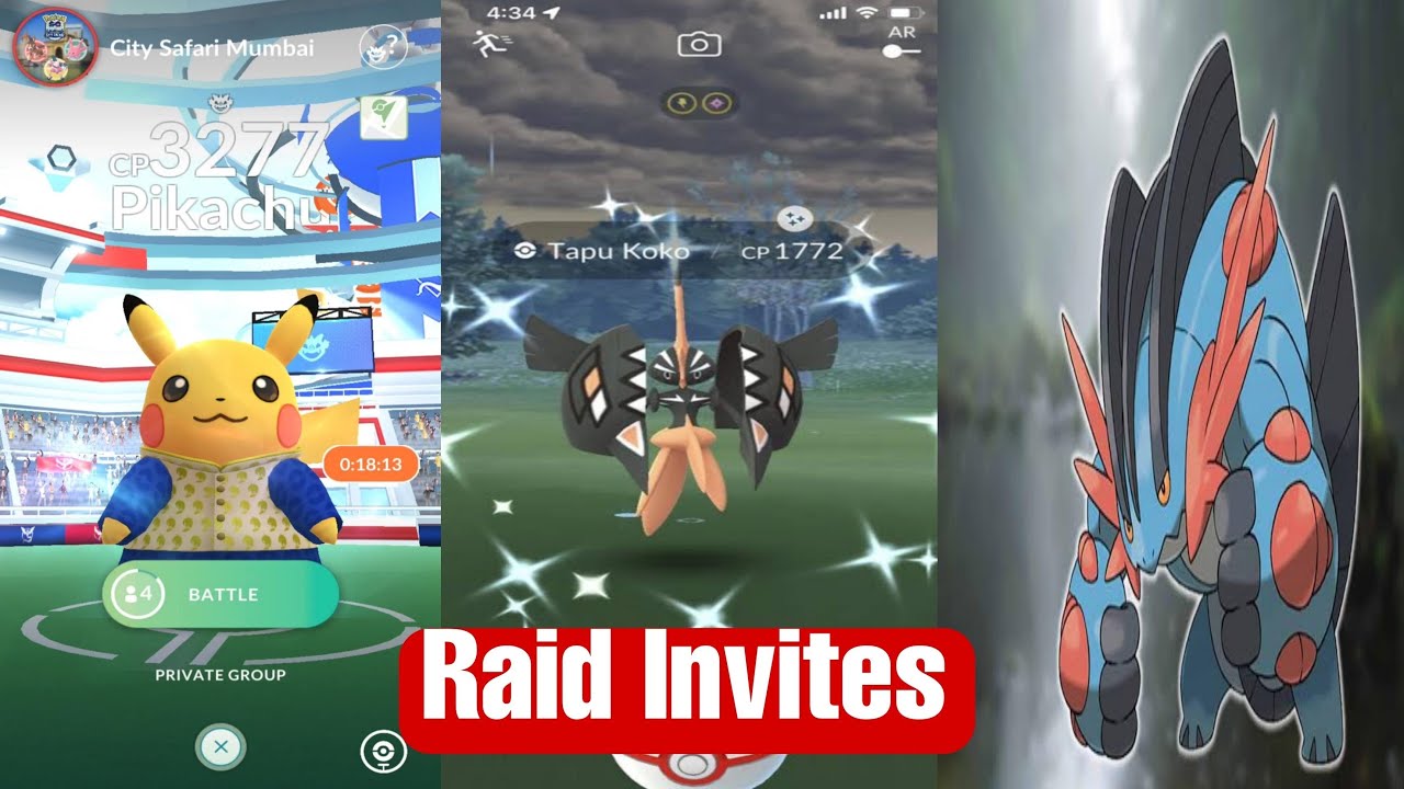 LIVE: Pokemon Go Raid and battle invites #pokemon #pokemongo # ...