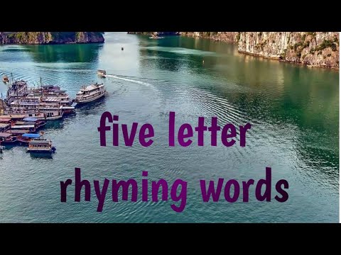 five letter rhyming words/rhyming words/rhyming words in english ...