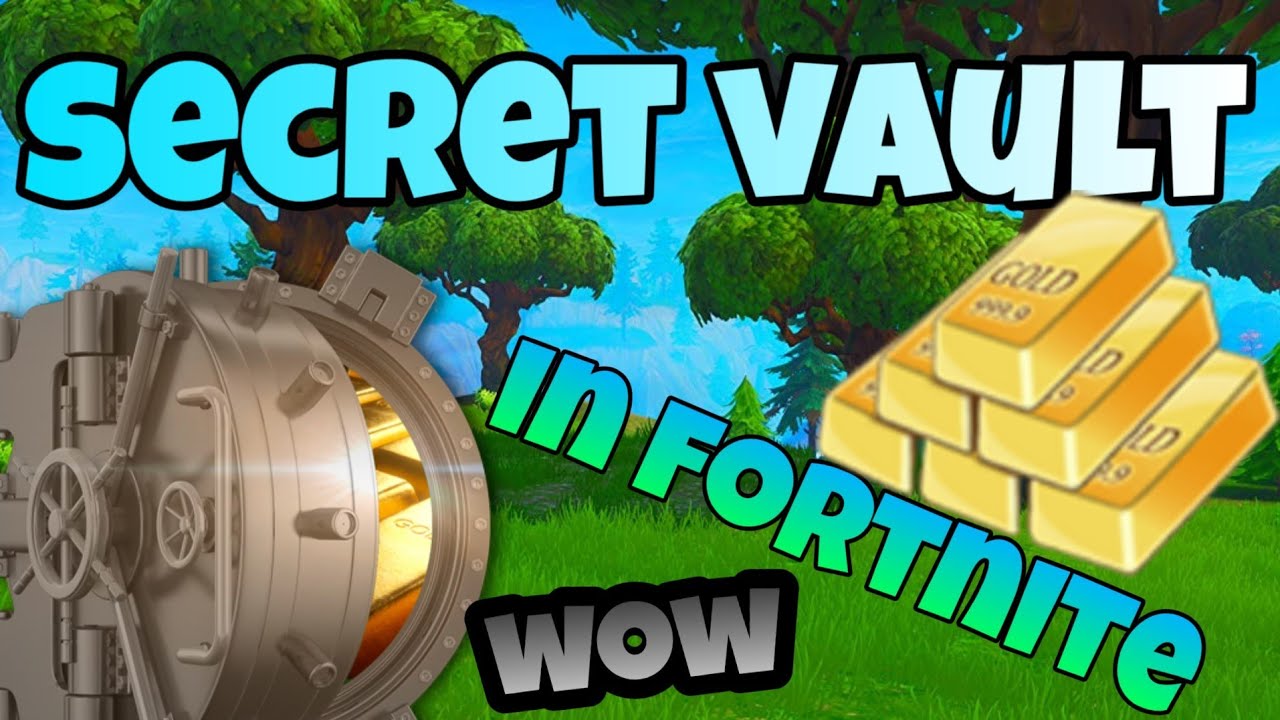 How to open the secret vault in fortnite - YouTube
