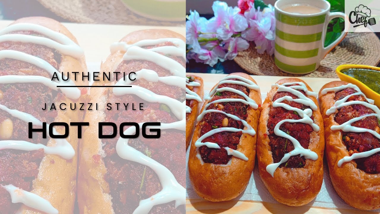 Authentic Hot Dog Recipe | Jacuzzi Style Hot Dog - YouTube
