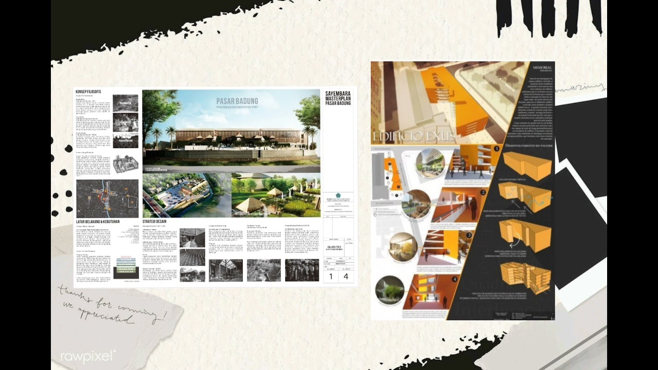 Making ARCHITECTURAL POSTER in a NUTSHELL - YouTube