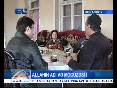 Goranboy qolunda yazı olan uşaq