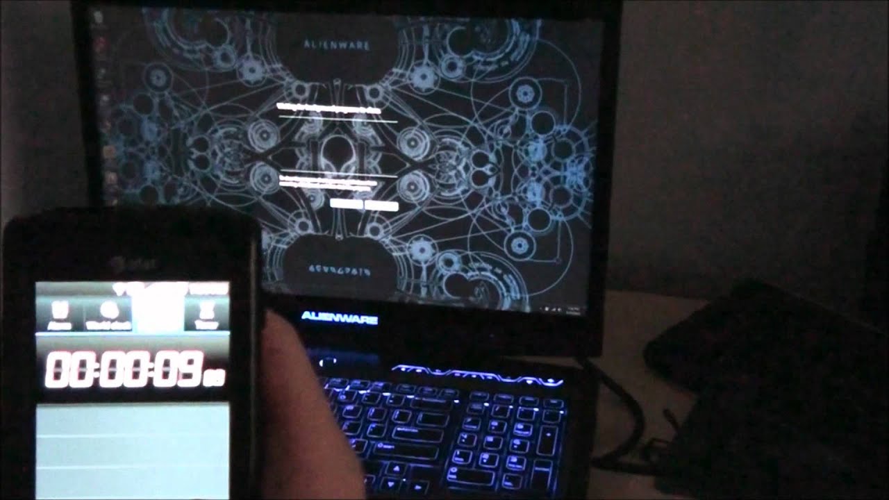 Alienware M18x Laptop Startup/Restart Times (Near Full Specs) - YouTube