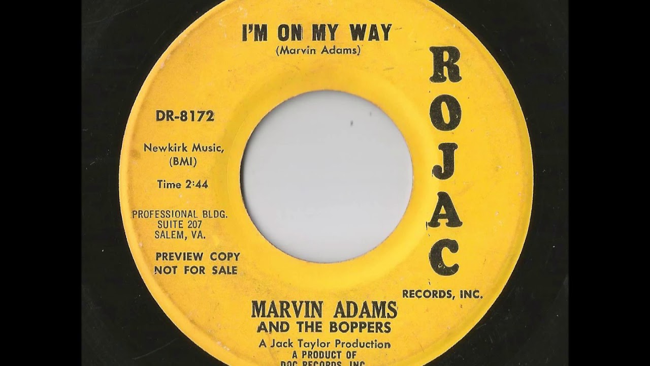 Marvin Adams And The Boppers - I'm On My Way (Rojac) - YouTube