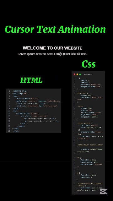 Text Animation Shortvideo Coding Webdesign Htmlcsswebsite