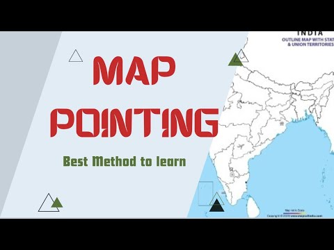 Map Pointing/ Trick to do map Pointing/India map /secure 5 out of 5#map ...