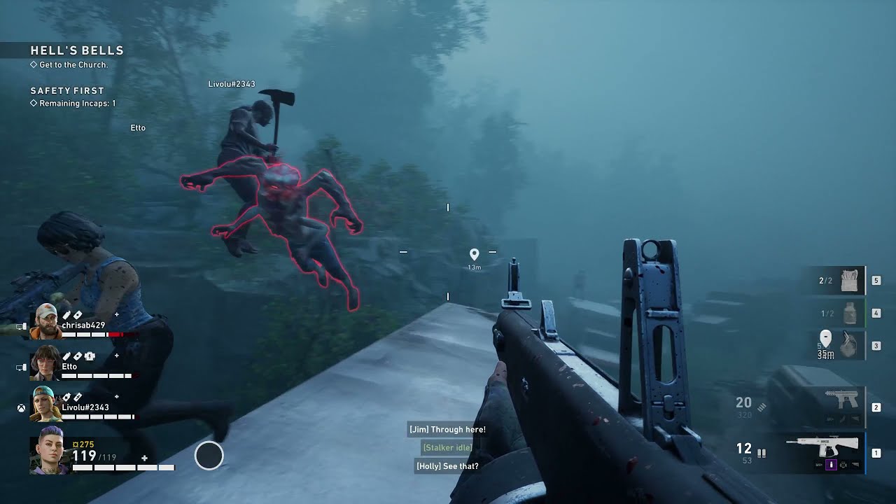 Back 4 Blood | CLIP | Dodge the Stalker | Nightmare Difficulty - YouTube