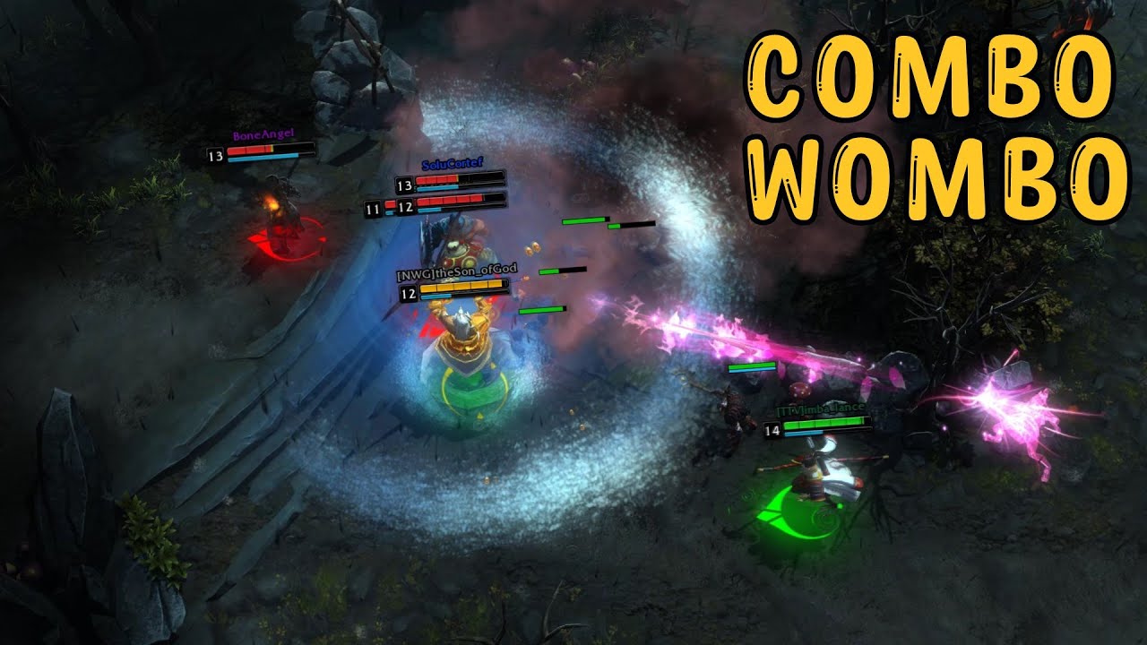 HoN Top play | Tempest Forsaken archer combo -QUADKILL- - YouTube