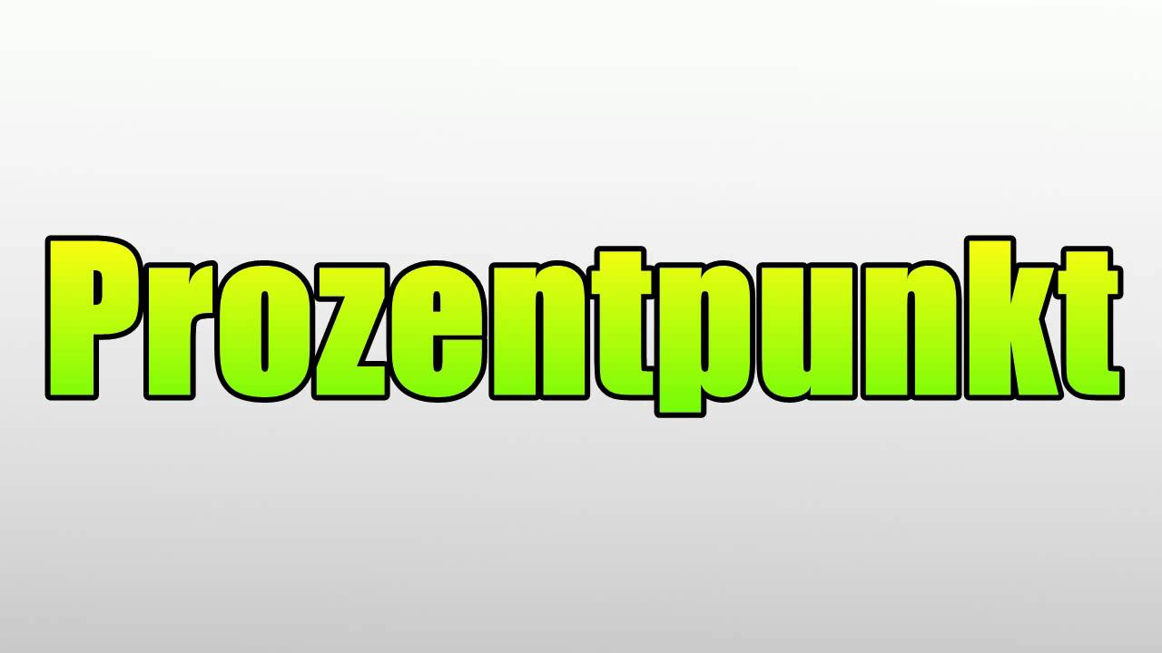 Prozentpunkt - YouTube