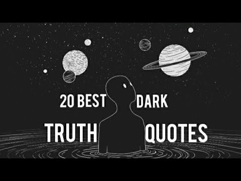 20 Best Dark Truth Quotes That everybody Didn't Know - YouTube