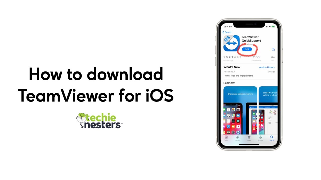 How to download TeamViewer Quick Support App for iOS - YouTube