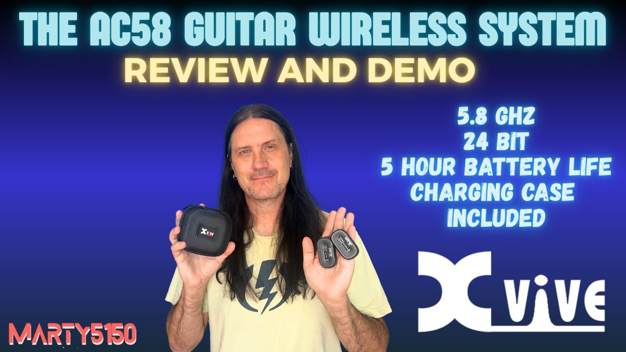 Xvive AC58 Guitar Wireless System - Full Review And Demo! - YouTube