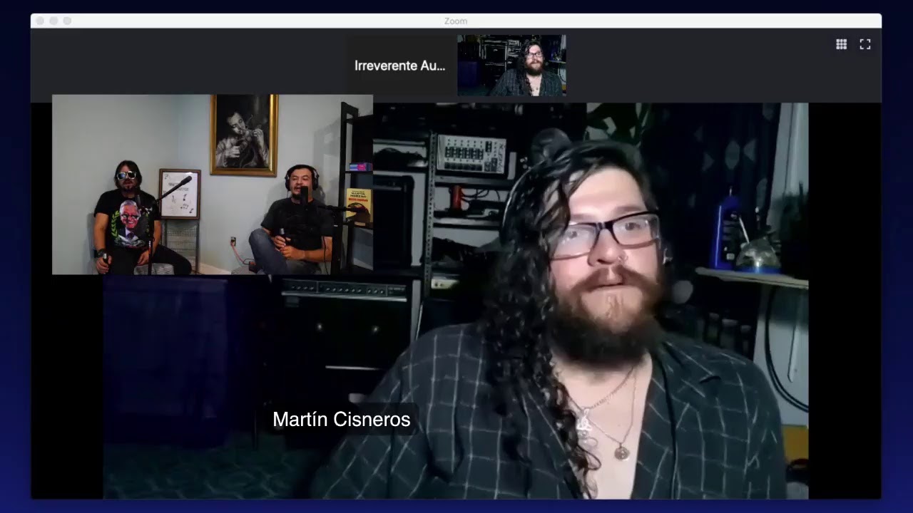 Ep. 37: Martín Cisneros (guitarrista, Salvador y Los Eones) (2/3) - YouTube
