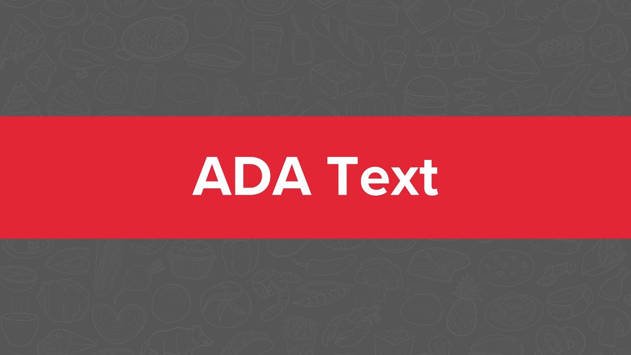 Best Practices : ADA Text - YouTube