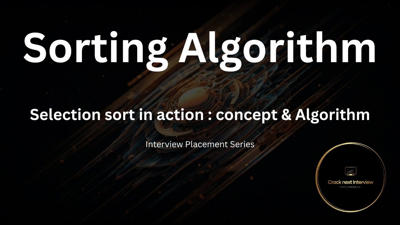 Selection sort Algorithm in java | Selection sort terminologies and concept #sortingalgorithms ...