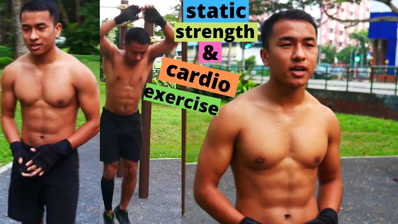 STATIC STRENGHT & CARDIO EXERCISE (ARJUN GRG) - YouTube