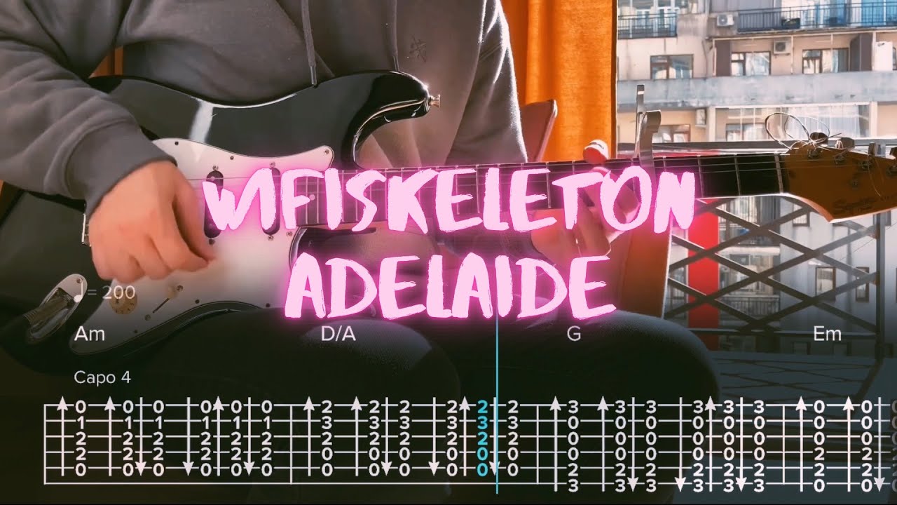 Adelaide wifiskeleton Сover / Guitar Tab - YouTube