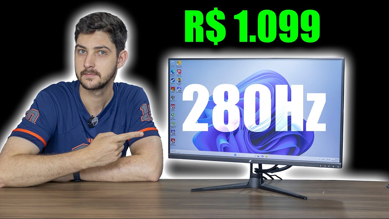O MONITOR DE 280HZ COM PAINEL IPS MAIS BARATO DE TODOS! SUPERFRAME ...