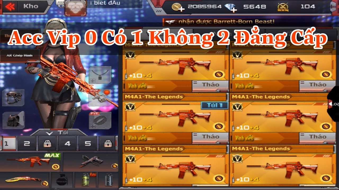 CF Mobile/CF Legends : Show Acc Vip 0 Cực Gắt Có Súng Đấu Giải Và Team ...