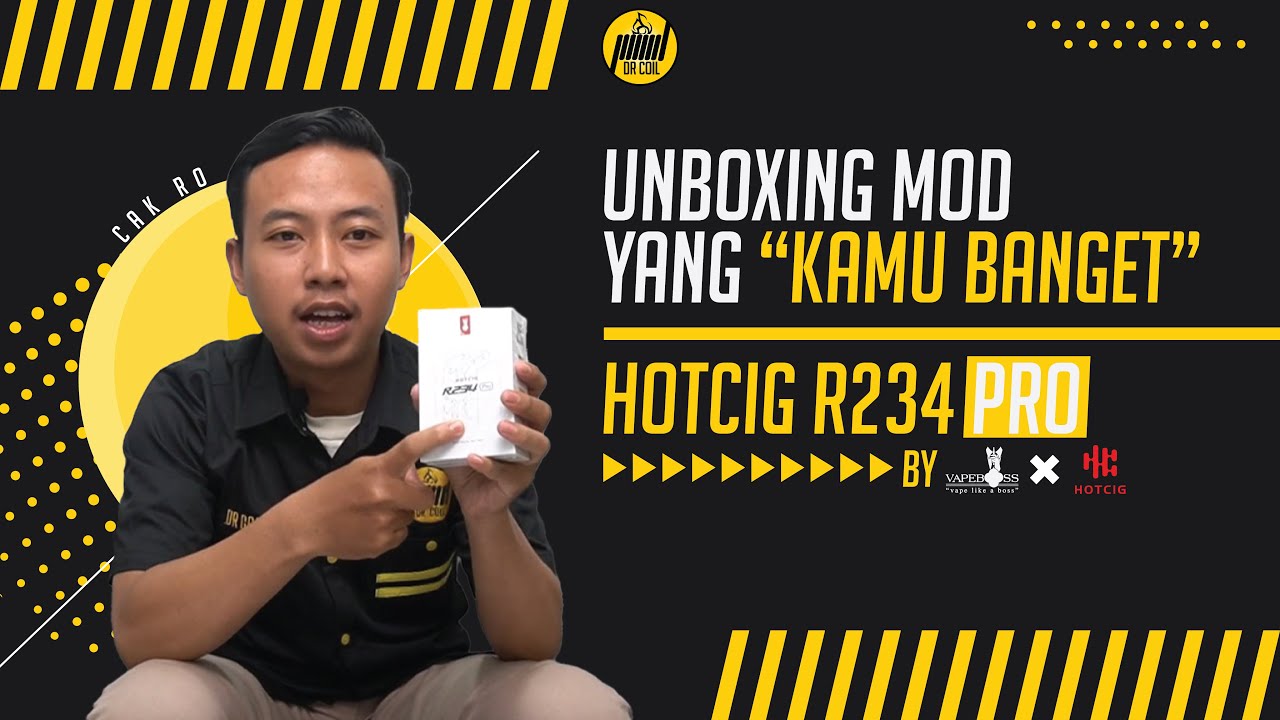 MOD VAPE TERBANYAK DIKUSTOMISASI? R234 Pro Bikin Kamu Ketagihan ...