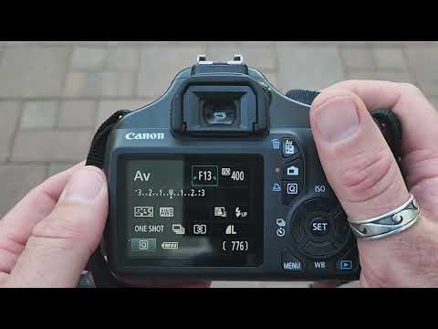 How to Change the Aperture or F/stop on a Canon DSLR