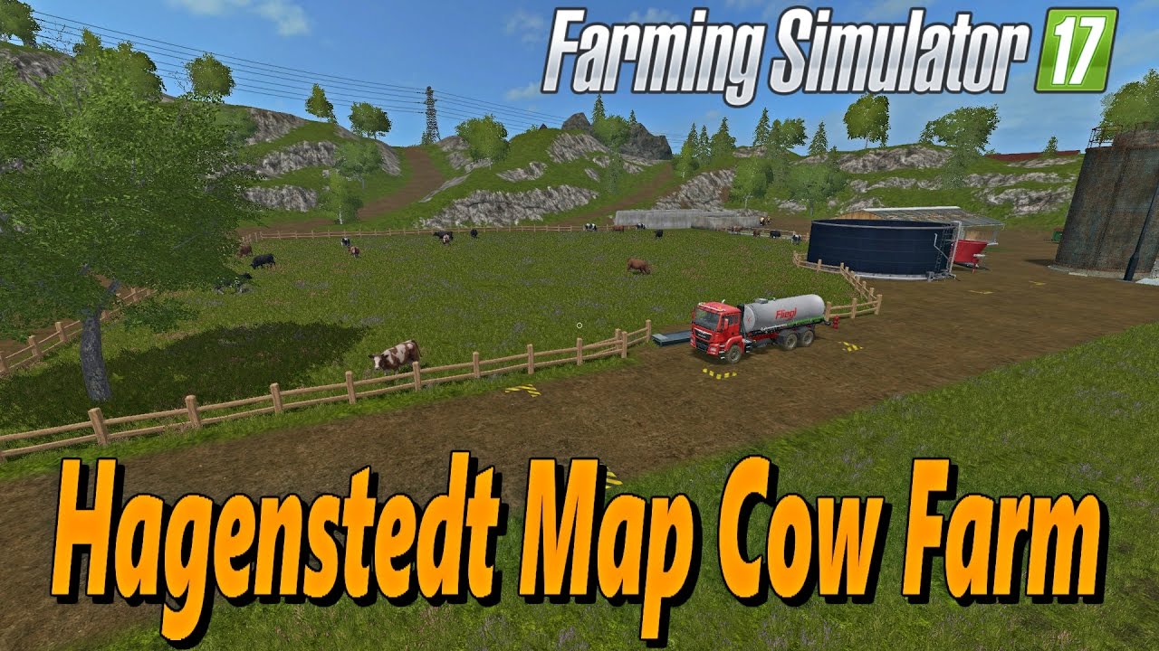FS | 17 | Mods Hagenstedt Map Cows Farm - YouTube